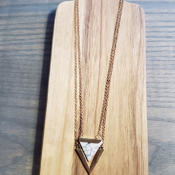 Jewelry | Modern Boho Layered Triangle Necklace | Poshmark
